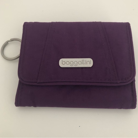 Baggallini | Bags | Baggalini Purple Keychain Wallet | Poshmark